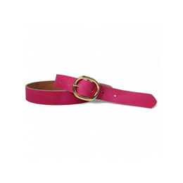 Fronhofer Damengürtel goldene Schnalle in Pink | Gr.: 105 cm