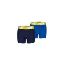 Puma Boxershorts BOYS EVERYDAY BASIC BOXER 2P in 740 - yellow / blue | Gr.: 128