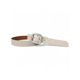 Fronhofer Ledergürtel in Creme | Gr.: 120 cm