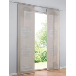 Heine Schiebevorhang in taupe | Gr.: 145-x-60-cm