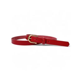 Fronhofer Lederg&uuml;rtel in Rot | Gr.: 125 cm