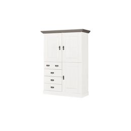 maison bleue Highboard Florian ¦ weiß ¦ Maße (cm): B: 118,5 H: 163,5 T: 48.0 » Höffner