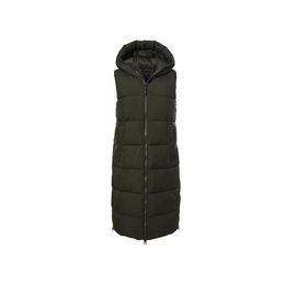 Killtec Steppweste lang mit Kapuze in Olive | Gr.: 44