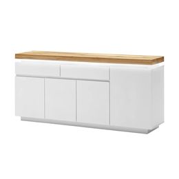 Höffner Sideboard Fornico ¦ weiß ¦ Maße (cm): B: 175 H: 81 T: 40.0 » Höffner