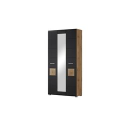 H&ouml;ffner Garderobenschrank Cortina schwarz Ma&szlig;e (cm): B: 99 H: 203 T: 40.0 &raquo; H&ouml;ffner