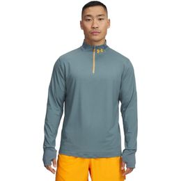 Under Armour Longsleeve "Launch Pro 1/4 Zip" in Blau | Gr.: M