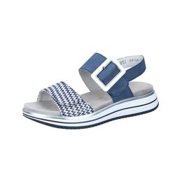 Remonte Klassische Sandaletten in pazifik-weiss/jeans | Gr.: 43