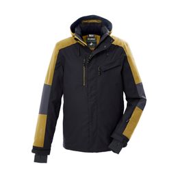 Skijacke Killtec "KSW 257 MN SKI JCKT", Herren, Gr. XXL, schwarz, Oberstoff: 100% Polyester, Futter: 100% Polyester, Füllung: 100% Polyester, Jacken, Skijacke: Wasserdicht, atmungsaktiv, abnehmbare Kapuze, Schneefang