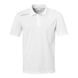 Uhlsport Polo "Essential Polo Shirt" in Weiß | Gr.: 140