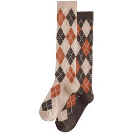 next Knee High Socks female Beige, Brown size One Size