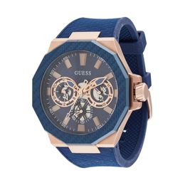 Guess Analog Watch 'INDY' male Blue size One Size