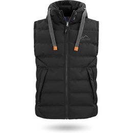Normani Outdoor Sports Herren Winter-Steppweste Yuquot in Schwarz | Gr.: L
