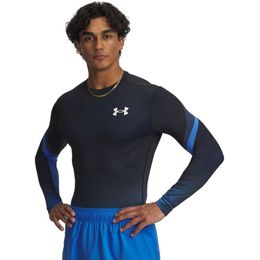 Under Armour Longsleeve "Heatgear Sub Crew Longsleeve" in Blau | Gr.: XL