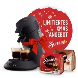 PHILIPS SENSEO Kaffeepadmaschine »Original Plus XMAS CSA210/69, mit zwei Kaffee-Einstellungen« aus 28% rec. Plastik, inkl. Gratis-Zugabe (Wert 5 €...