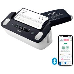 Omron Blutdruckmessgerät »Complete smartes Blutdruck- & EKG-Messgerät« JETZT mit 1 Jahr connect Premium Abonnement GRATIS schwarz Lieferumfang: 1...
