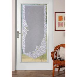 Stickereien Plauen Gardine &raquo;Isabell&laquo; Multifunktionsband 1 Stk. tlg. HxB: 140x60, mit echter Plauener Spitze Stickerei wei&szlig; Obermaterial: 100%...