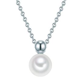 Valero Pearls Kette mit Anhänger »VP940« aus Sterling Silber silber onesize Klassische Damen Halskette