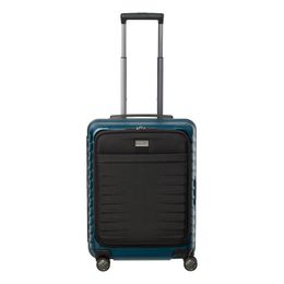 TITAN® TITAN Hartschalen-Trolley »LITRON Frame mit Vortasche, Safeplus-Verschluss« 42 l 4 Rollen Hartschalen-Koffer Made in Germany mit 10 Jahren...