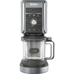Ninja Eismaschine »NC502EU Creami Deluxe, 10-in-1 Eis-und Eisgetränkmaschine« 0, 71 l 800 W Mit 2x 709 ml Deluxe Behältern und Deckeln Schwarz/Silber