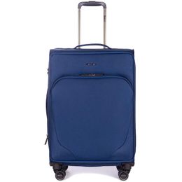 Stratic Weichgepäck-Trolley »Mix M, blue« 60 l 4 Rollen Reisekoffer Reisegepäck Aufgabegepäck TSA-Zahlenschloss blue