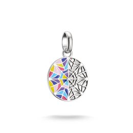 Thomas Sabo Charm-Einhänger »Wednesday Fenster-Optik Charm - Connect« silberfarben-blau-pink-violett-gelb-rot Thomas Sabo Wednesday Fenster Charm -...