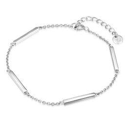 Glanzst&uuml;cke M&uuml;nchen GLANZST&Uuml;CKE M&Uuml;NCHEN Gliederarmband &raquo;A1334&laquo; aus Sterling Silber silber none Filigranes Damen-Armband