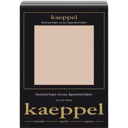 Kaeppel Spannbettlaken »Single Jersey Mako Cotton« Bettlaken aus 100% Baumwolle champignon Obermaterial: 100% Baumwolle B/L: 200 cm