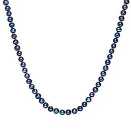 Lulu & Jane LULU & JANE Perlenkette »AV226« blau 120,0 cm Klassische Perlen-Kette für Damen