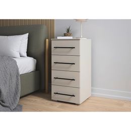 Rauch Schubkastenkommode &raquo;Sideboard Schubladenkommode AVOLA mit Dekorfront&laquo; Breite 40 cm inkl. Soft-Close-Funktion, mit 4 ger&auml;umigen Schubladen f&uuml;r 