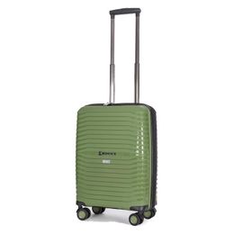 Stratic Trolley »BRIGHT+ Koffer S« 1 Stk. tlg. 37 l 4 Rollen Hartschalenkoffer Trolley TSA-Zahlenschloss CONNECT NFC-Chip olive