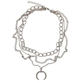 Urban Classics Halsreif »Unisex Open Ring Layering Necklace« silver onesize Stilvolle Halsketten für jeden Anlass