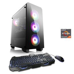 CSL Gaming-PC »Theseus V24623« schwarz Inkl. Maus, Tastatur, WLAN