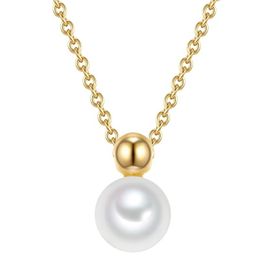 Valero Pearls Kette mit Anhänger »VP941« aus Sterling Silber gelbgold onesize Klassische Damen Kette