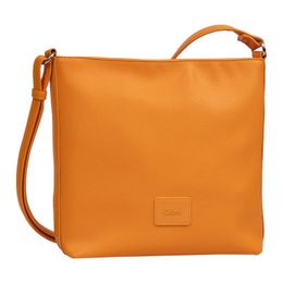 Gabor Damen Umh&auml;ngetasche &raquo;Elfie&laquo; Damen Schultertasche, Handtasche mit Logo-Aufn&auml;her orange