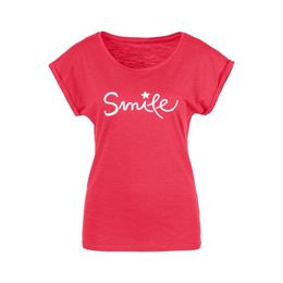 Beach Time Beachtime T-Shirt Damen Gr&ouml;&szlig;e XXS/XS lachs / rot / wei&szlig;