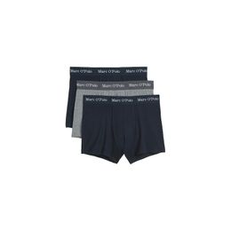 Marc O'Polo MARC O'POLO Boxer »Essentials« 3er Pack, ohne Eingriff, elastischer Bund dark navy-nordic grey melange M M Boxer von Marc O ́Polo