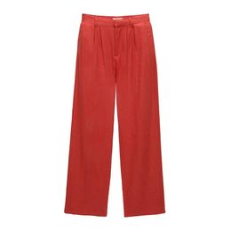Pull&Bear Pull&bear Pleat-Front Pants female Red size 38