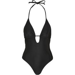 Urban Classics Badeanzug »Damen Ladies Recycled Triangle Swimsuit« black S - N-Gr N-Gr S Stilvolle Badeanzüge für Strand und Pool