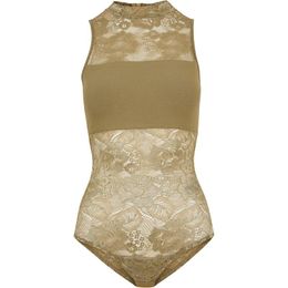 Urban Classics Body »Damen Ladies Laces Body« khaki XS - US-Größen US-Größen XS Bodies für vielseitige Looks