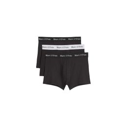 Marc O'Polo MARC O'POLO Boxer »Essentials« 3er Pack, ohne Eingriff, elastischer Bund black-black-white XL XL Boxer von Marc O ́Polo