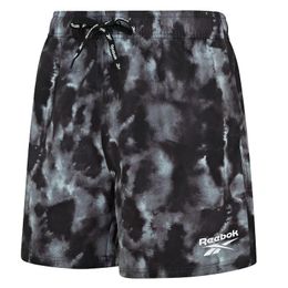 Reebok Badeshorts »Milan« 1 Stk. tlg. mit Kordelzug und elastischem Bund, Tie-Dye-Look, schnell trocknend black XL - N-Gr N-Gr XL Herren-Badehose...