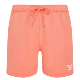 Reebok Badeshorts »"Yale"« mit Kordelzug und elastischem Bund, mit Logo, basic sunset coral S - N-Gr N-Gr S Herrenbadhose von Reebok