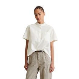 Marc O'Polo MARC O'POLO DENIM Kurzarmbluse Silky White S S Bluse von Marc O'Polo