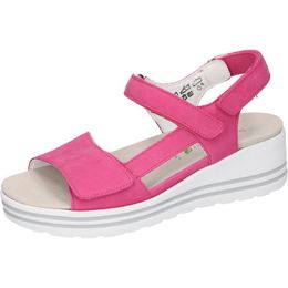 Waldläufer WALDLÄUFER Riemchensandale »H-MICHELLE«, Sommerschuh, Sandalette, Keilabsatz, mit Luftkammernsohle, H-Weite fuchsia 7,5 (41) 7,5 (41) Praktische...