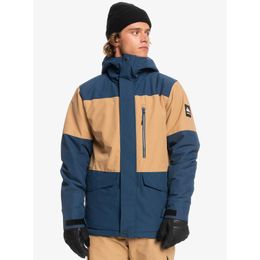 Quiksilver Snowboardjacke »Mission Block« Insignia Blue L L Material: 10K Quiksilver-DryFlight -Technologie...