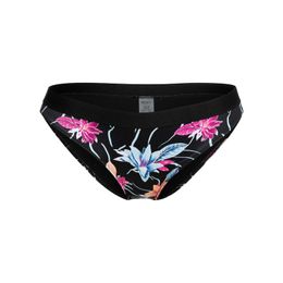 Roxy Bikini-Hose »Active« Anthracite Floral Flow L - US-Größen US-Größen L Stoff: leistungsstarkes, ultraweiches und...