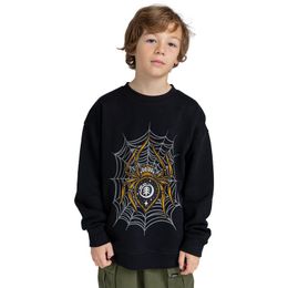 Element Sweatshirt &raquo;Nocturnal Spider&laquo; Flint Black 14(155-164cm) 14(155-164cm) Material: French Terry aus Baumwolle [320...