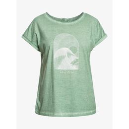 Roxy T-Shirt »Summertime Happiness« Sea Spray M M Stoff: Leichtes Mischgewebe aus Baumwolle...
