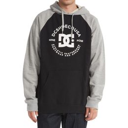 DC Shoes Kapuzensweatshirt »DC Star Pilot« Black/Grey Heather L L Stoff: mittelschwerer BaumwollStoff