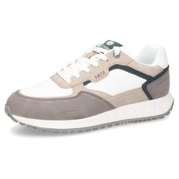 Dockers by Gerli Sneaker, Schnürschuh, Casual Schuh, Freitzeitschuh weich gepolstert weiß kombiniert 44 44 DOCKERS-Sneaker mit modischer Running Sohle